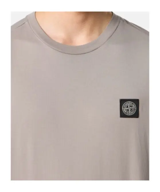 Stone Island Slim-fit T-shirt With Compass Patch