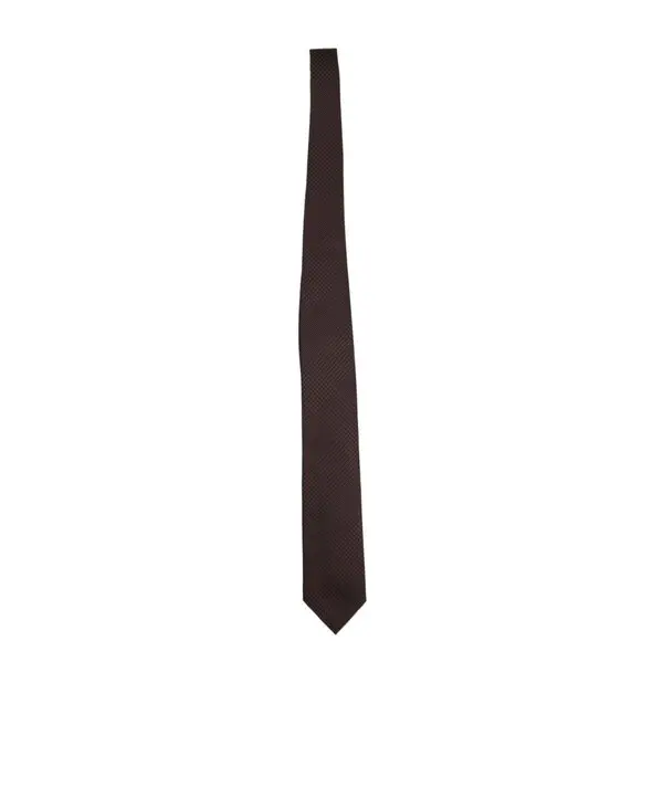 TOM FORD Textured Tie - Black
