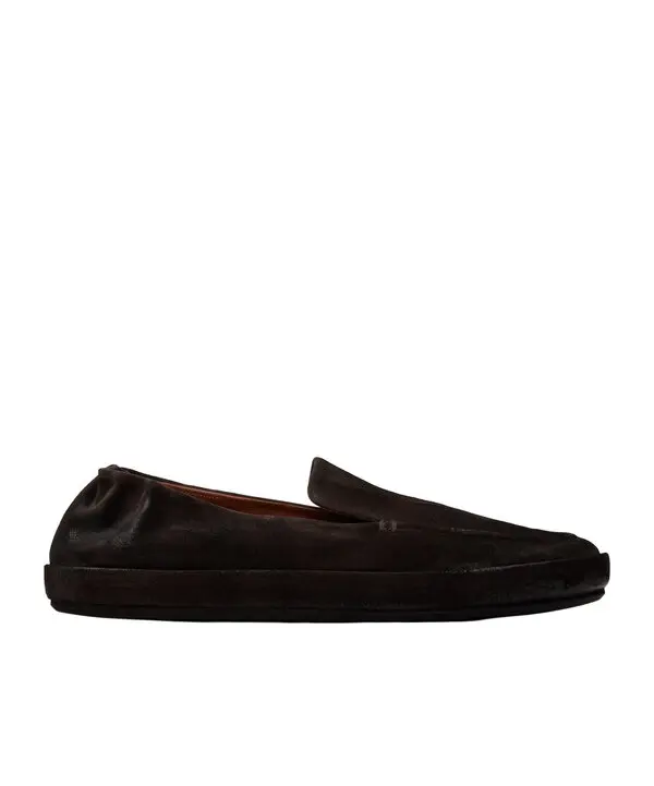 Marsèll Scatopelle Suede Loafers - Dark Brown