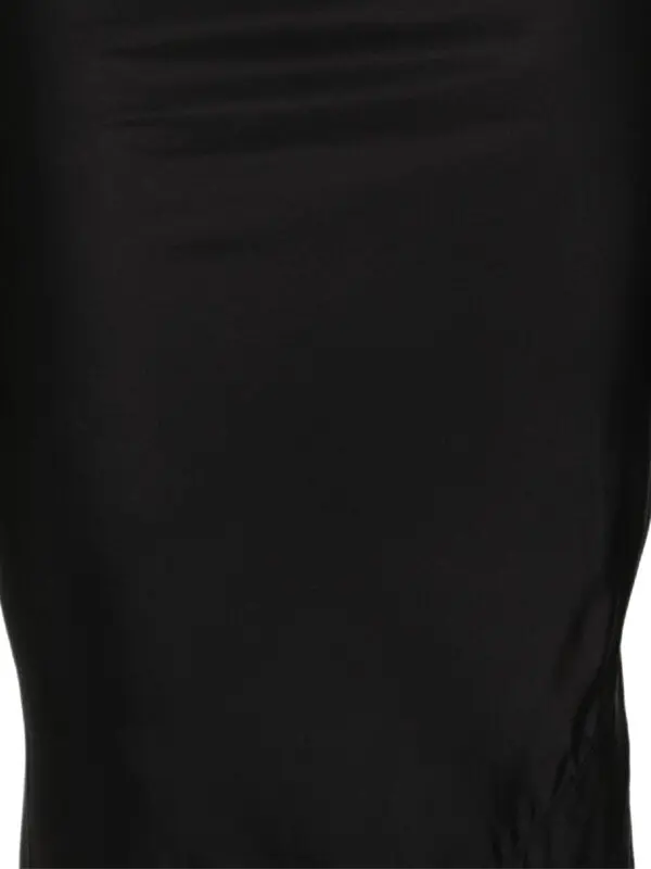 Rick Owens Coda Slim-fit Maxi Skirt - Black