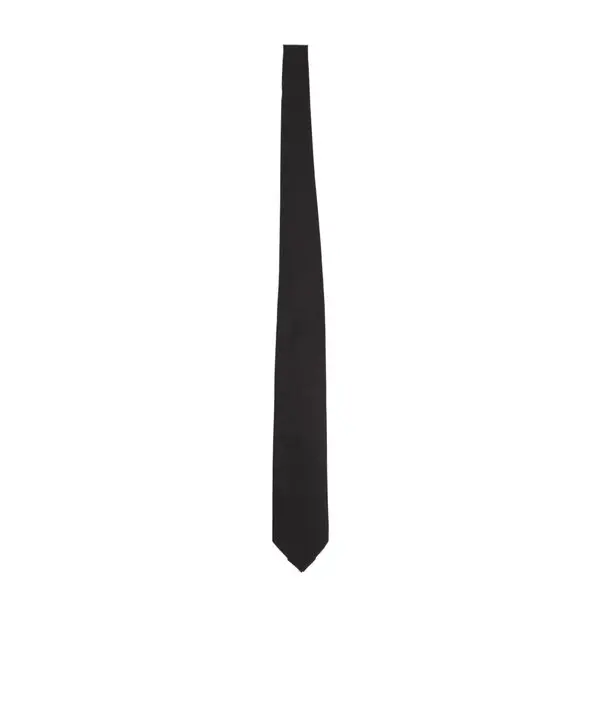 TOM FORD Dotted Silk Tie - Black