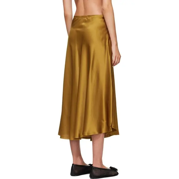 GANNI Tie String Midi Skirt