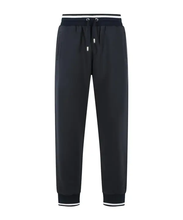 Dolce & Gabbana Dolce Gabbana Logo Embroidered Joggers - Blue