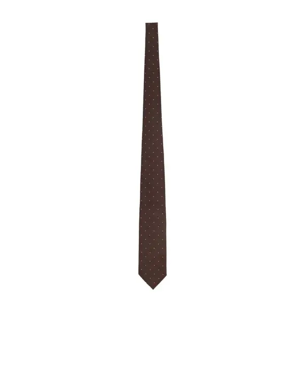 TOM FORD Polka-dot Neck Tie - Green