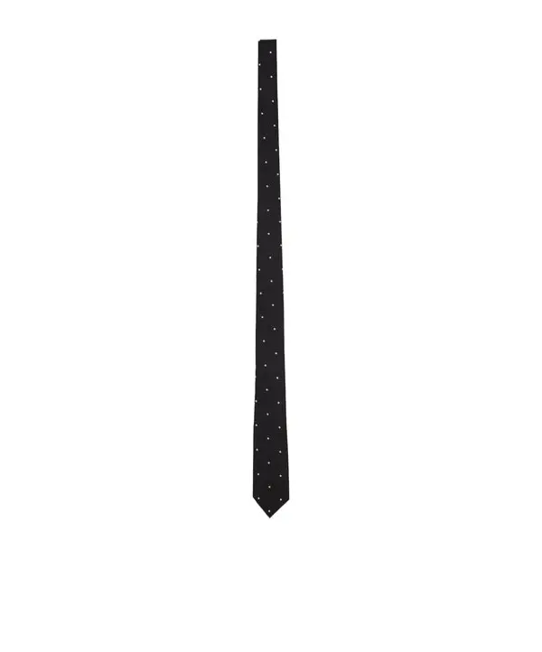 TOM FORD Polka-dot Neck Tie - Black