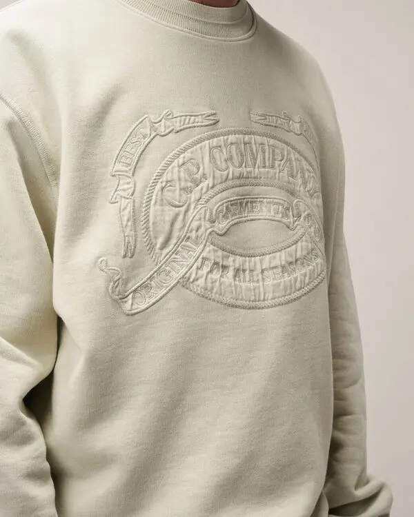 C.P. COMPANY Logo-embroidered Sweatshirt