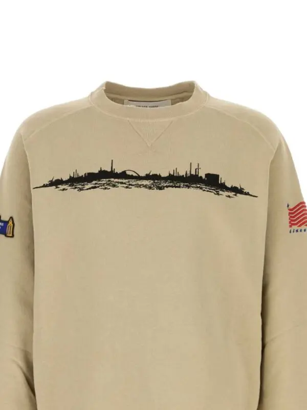 GOLDEN GOOSE Graphic Printed Crewneck Sweatshirt