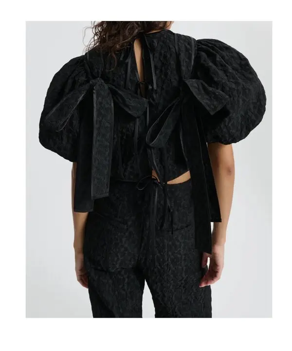 Cecilie Bahnsen Puff Sleeve Top