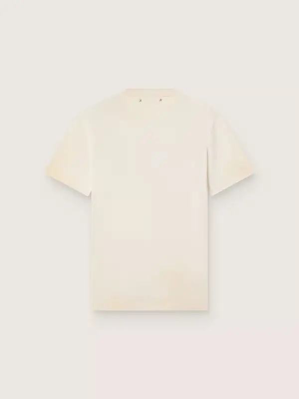 GOLDEN GOOSE Logo Printed Crewneck T-shirt - White