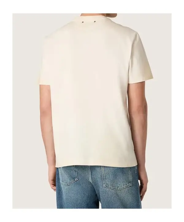GOLDEN GOOSE Logo Printed Crewneck T-shirt - White