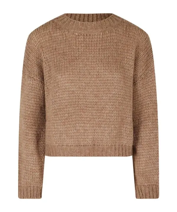 ROBERTO COLLINA Crew-neck Sweater - Cammello