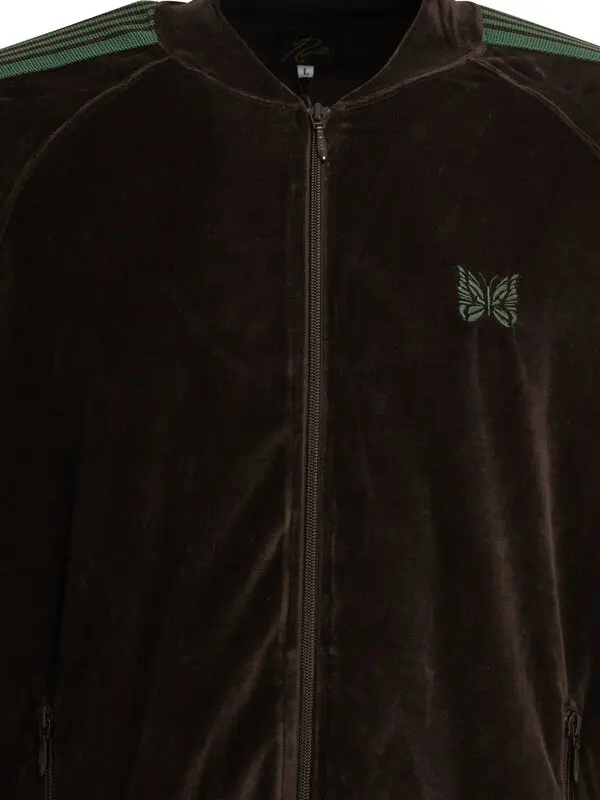 Needles Track Zip-up Sweatshirt