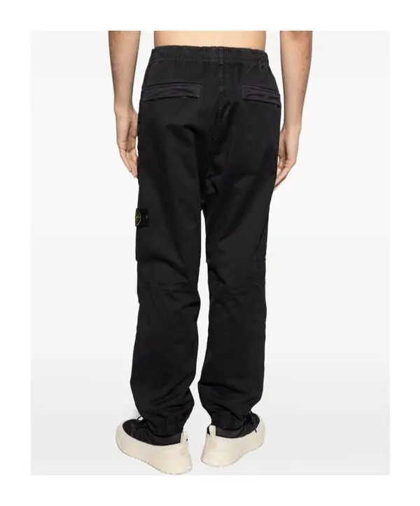 Stone Island Logo Patch Drawstring Trousers