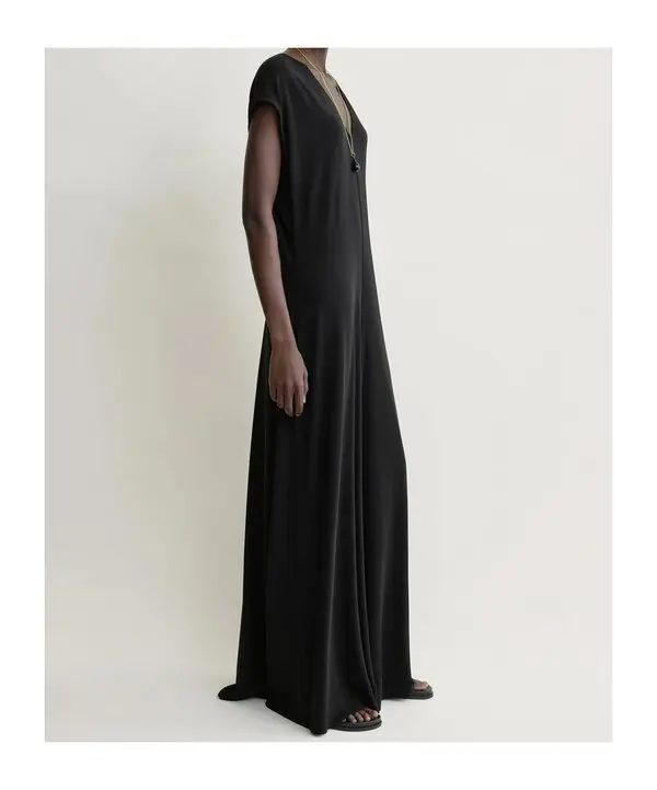 TOTEME V-neck Midi Dress