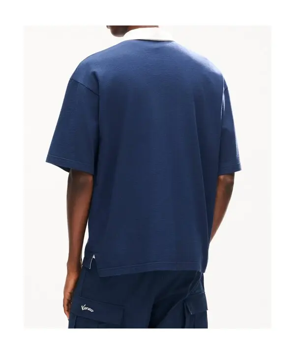 Kenzo Varsity' Relax Polo In Heavy Cotton