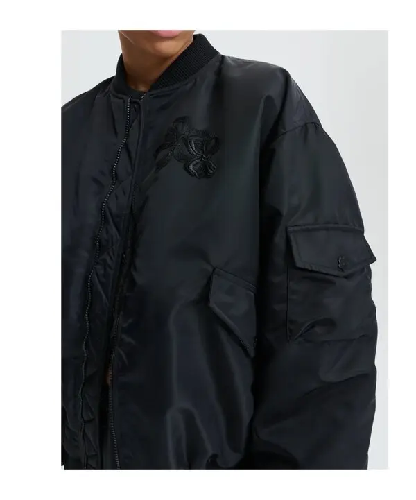 Cecilie Bahnsen Long-sleeved Bomber Jacket