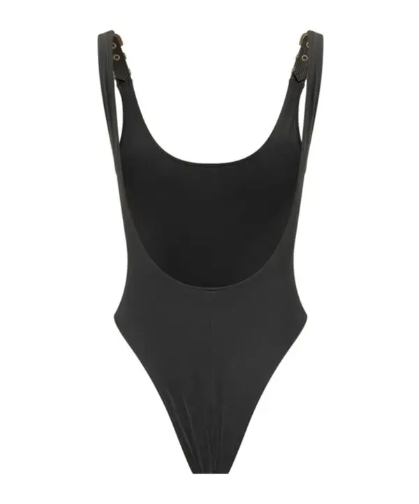 Versace Buckle-strap Swimsuit - Black