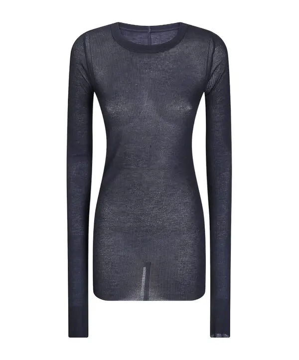 Rick Owens Ribbed Long Sleeve Top