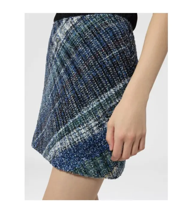 Missoni Wool-blend Check Mini Skirt