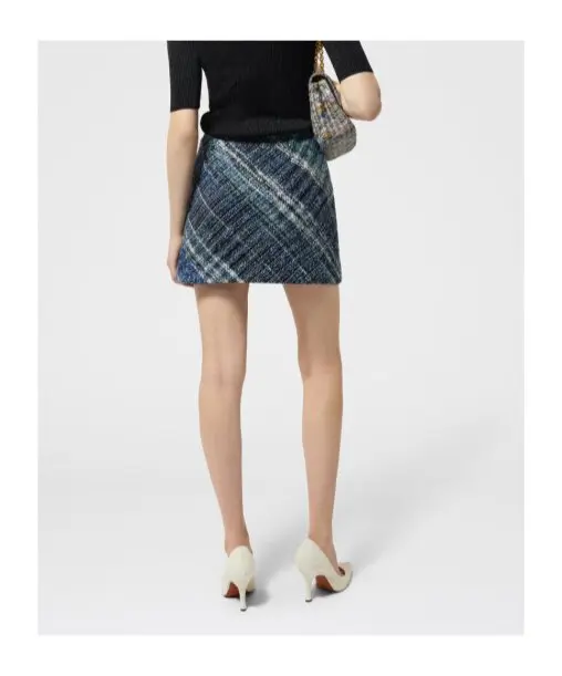Missoni Wool-blend Check Mini Skirt