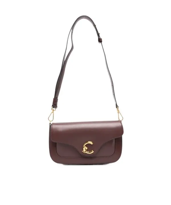 COCCINELLE Logo-plaque Leather Shoulder Bag