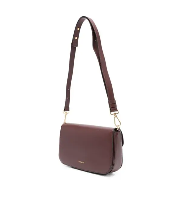 COCCINELLE Logo-plaque Leather Shoulder Bag