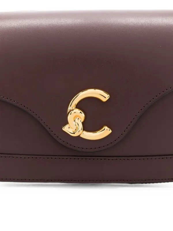 COCCINELLE Logo-plaque Leather Shoulder Bag