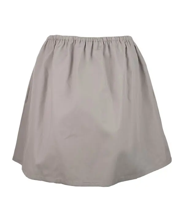 Miu Miu Drawstring Skirt - Gray