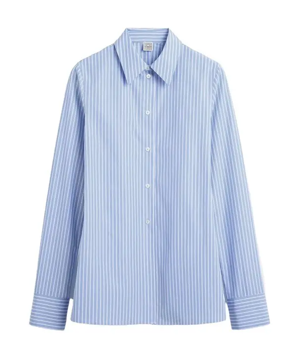 TOTEME Striped Poplin Shirt