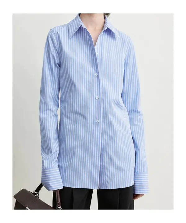TOTEME Striped Poplin Shirt