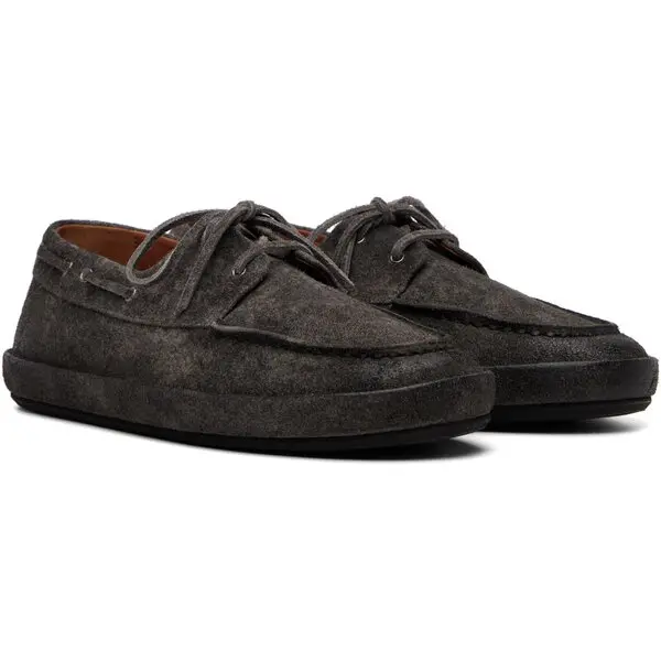 Marsèll Scatopelle Suede Boat Shoes