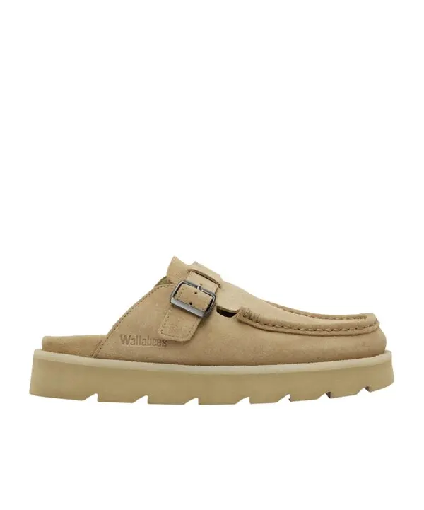 Clarks Meare Moc Mules - Maple Color