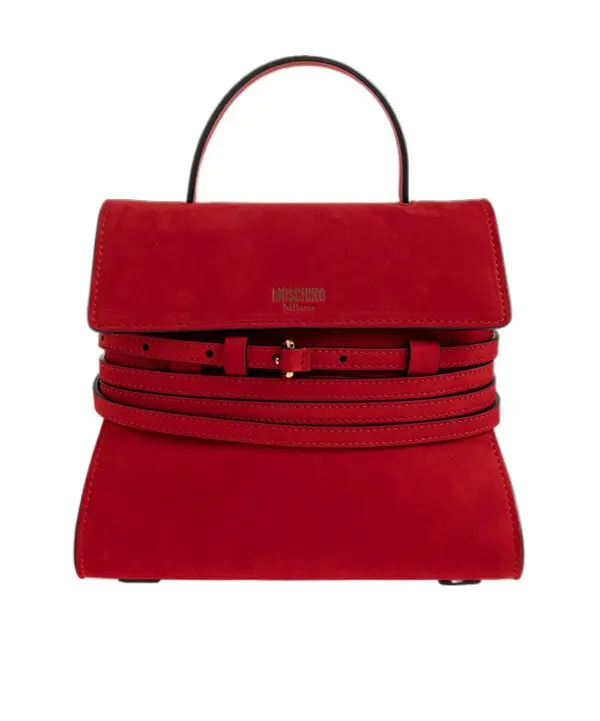Moschino Suede Handbag