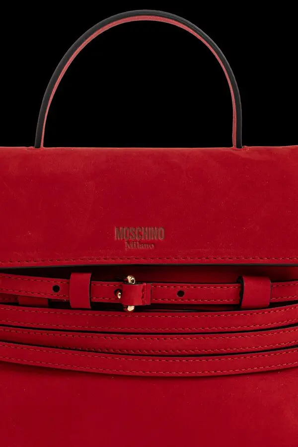 Moschino Suede Handbag