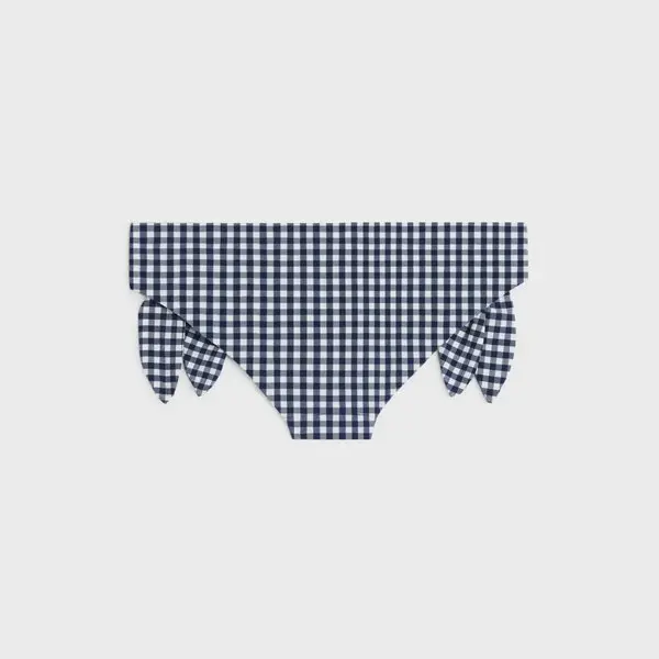 Celine Plaid Swim Trunks