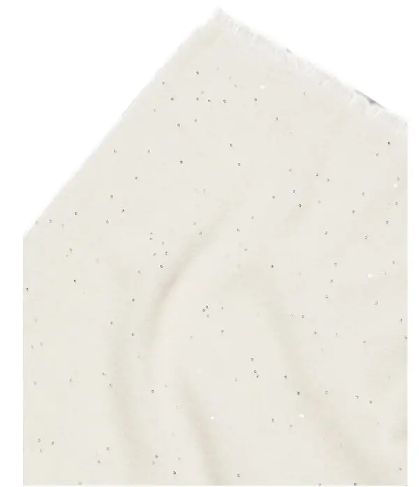 Peserico Sequin-embellished Frayed Scarf