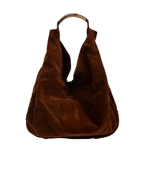 Moschino Suede Shoulder Bag
