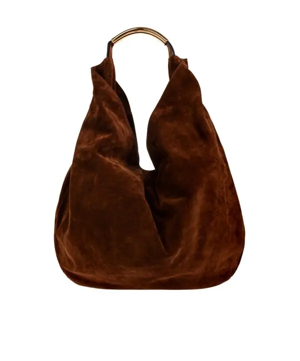 Moschino Suede Shoulder Bag