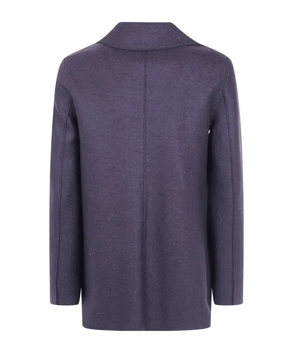 Harris Wharf London Double-breasted Cropped Coat
