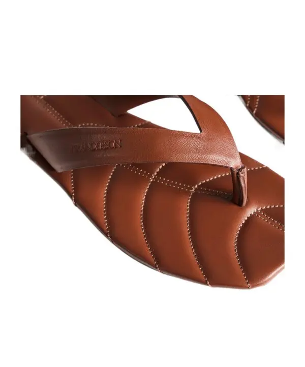 J.W.ANDERSON Leather Leaf Slides