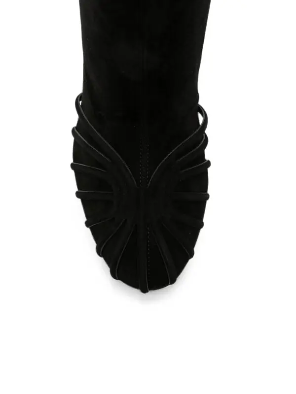ALEVI MILANO Round-toe High-heeled Ankle Boots