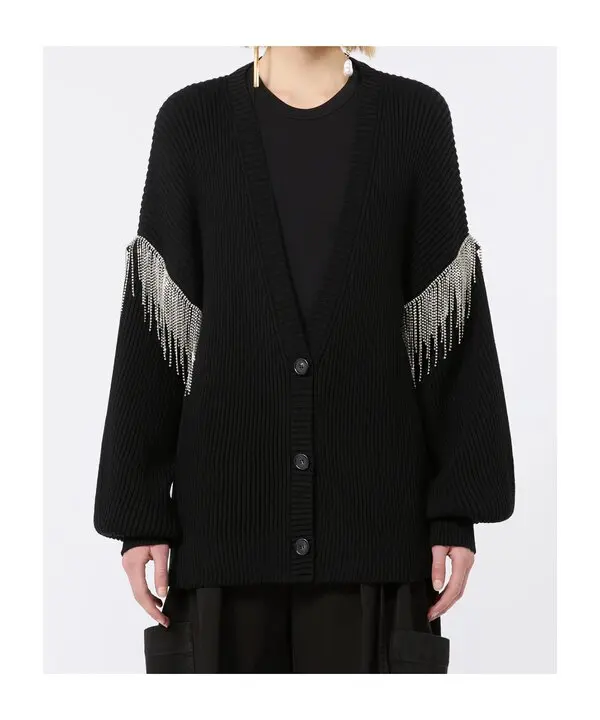 Sportmax Oversized Pure Wool Cardigan