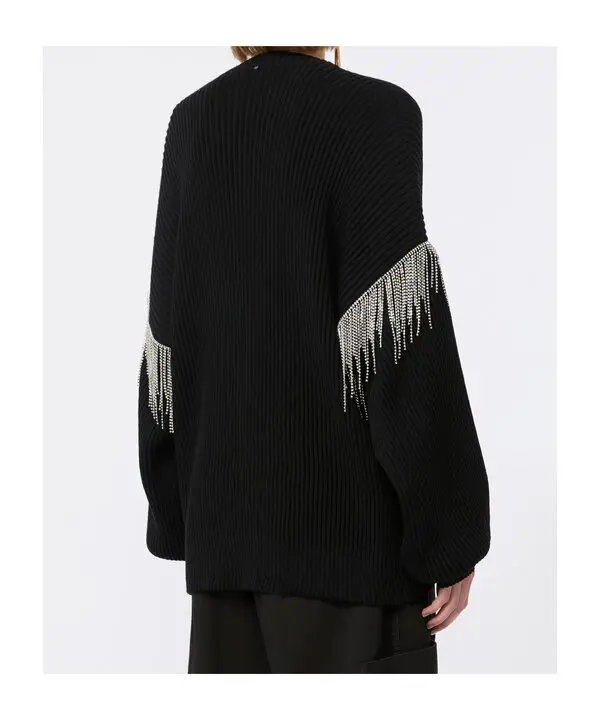 Sportmax Oversized Pure Wool Cardigan