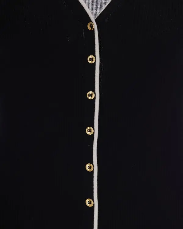 Elisabetta Franchi Rib Knit Cardigan