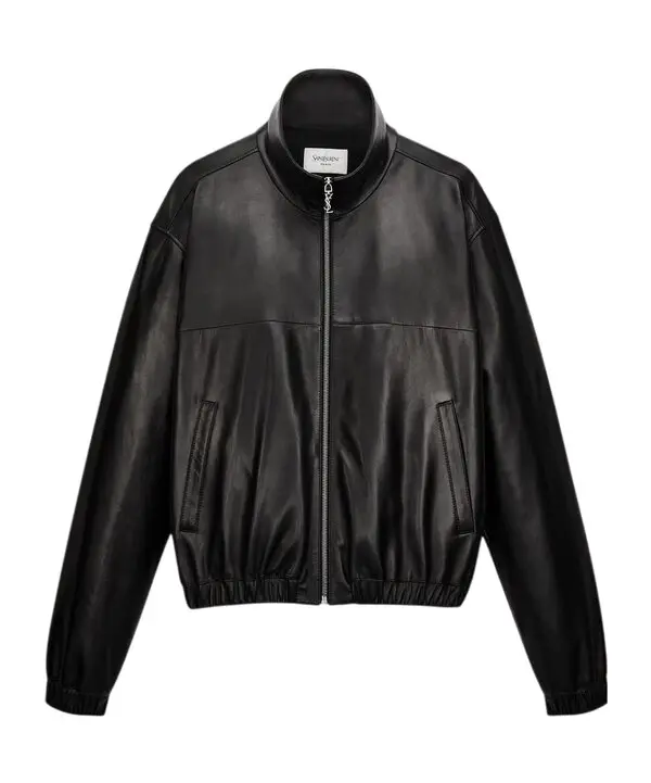 Saint Laurent Cassandre Jacket In Lambskin