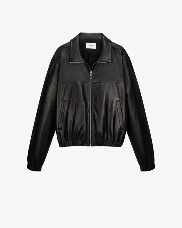 Saint Laurent Cassandre Jacket In Lambskin
