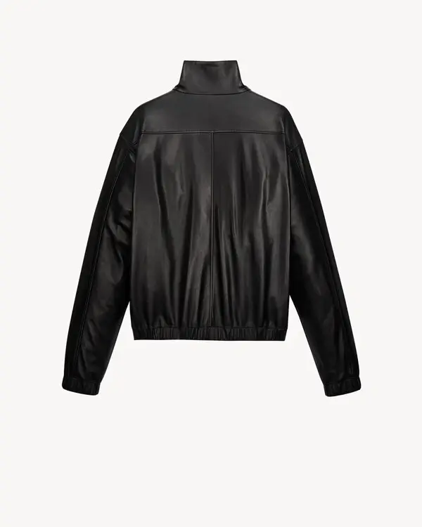 Saint Laurent Cassandre Jacket In Lambskin