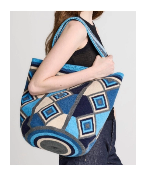 J.W.ANDERSON Pattern-intarsia Knitted Tote Bag