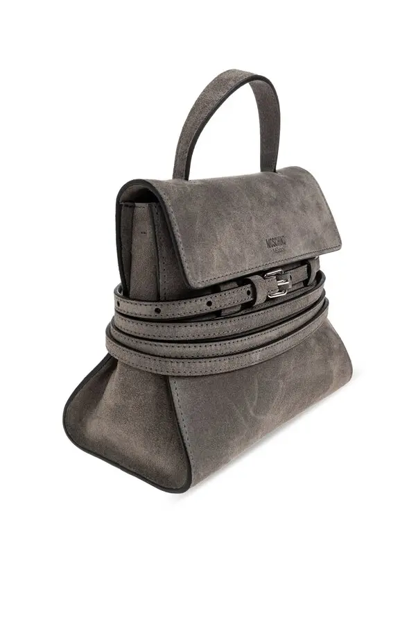Moschino Suede Handbag