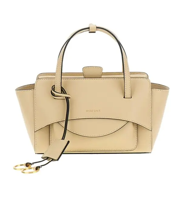 HIDESINS Small Flap Shoulder Bag - Nude